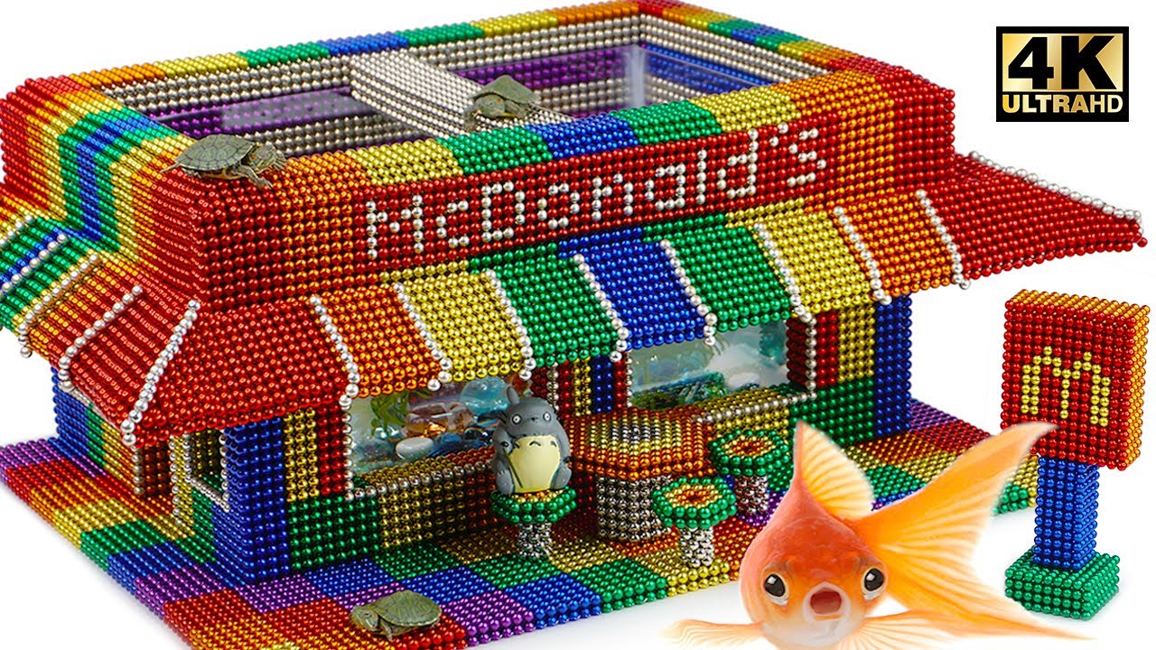 DIY - How To Make Amazing McDonalds Aquarium From Magnetic Balls ...