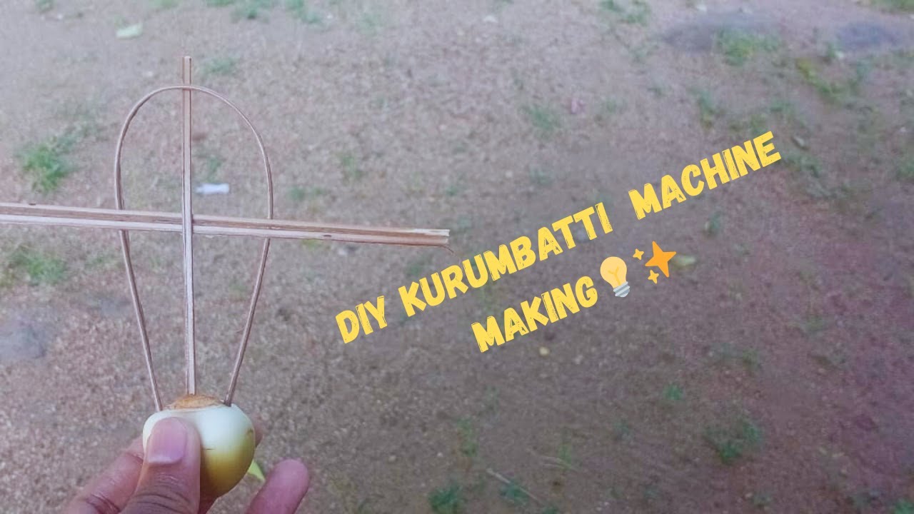 How to Create Kurumbatti Machine | DIY Kurumbatti Making Machine - YouTube