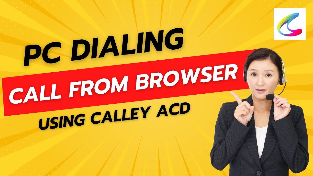 PC Dialling - Call from Browser using Calley Auto Dialer - YouTube