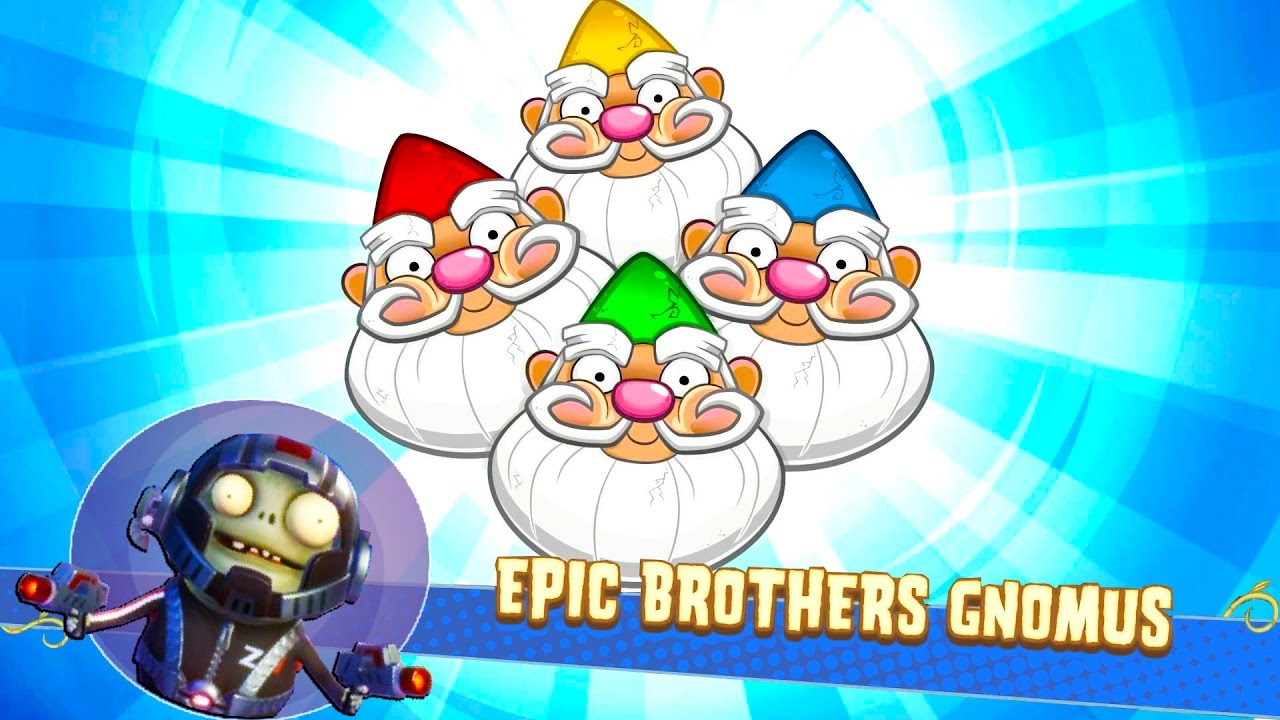 Brothers Gnomus Boss Hunt on Crazy Mode - Plants vs. Zombies Garden ...