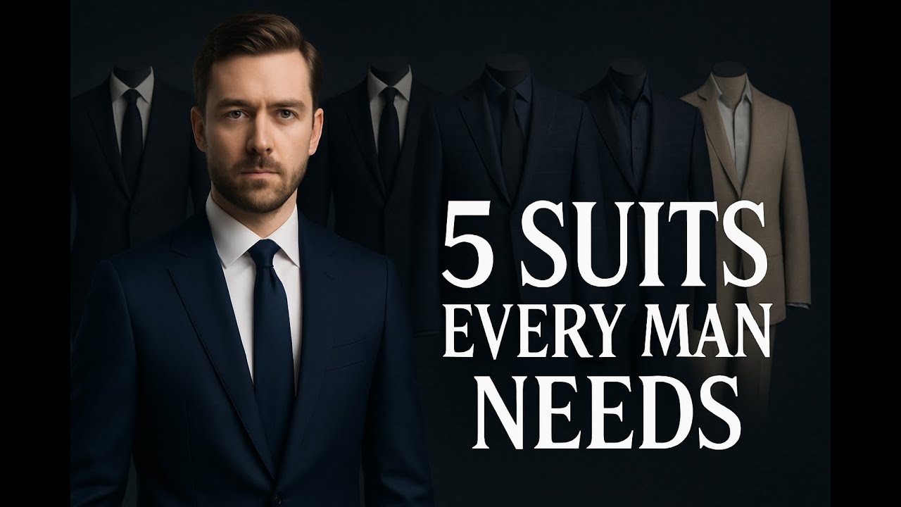 5 Types of Suits Every Man Should Own | Ultimate Fashion Guide - YouTube