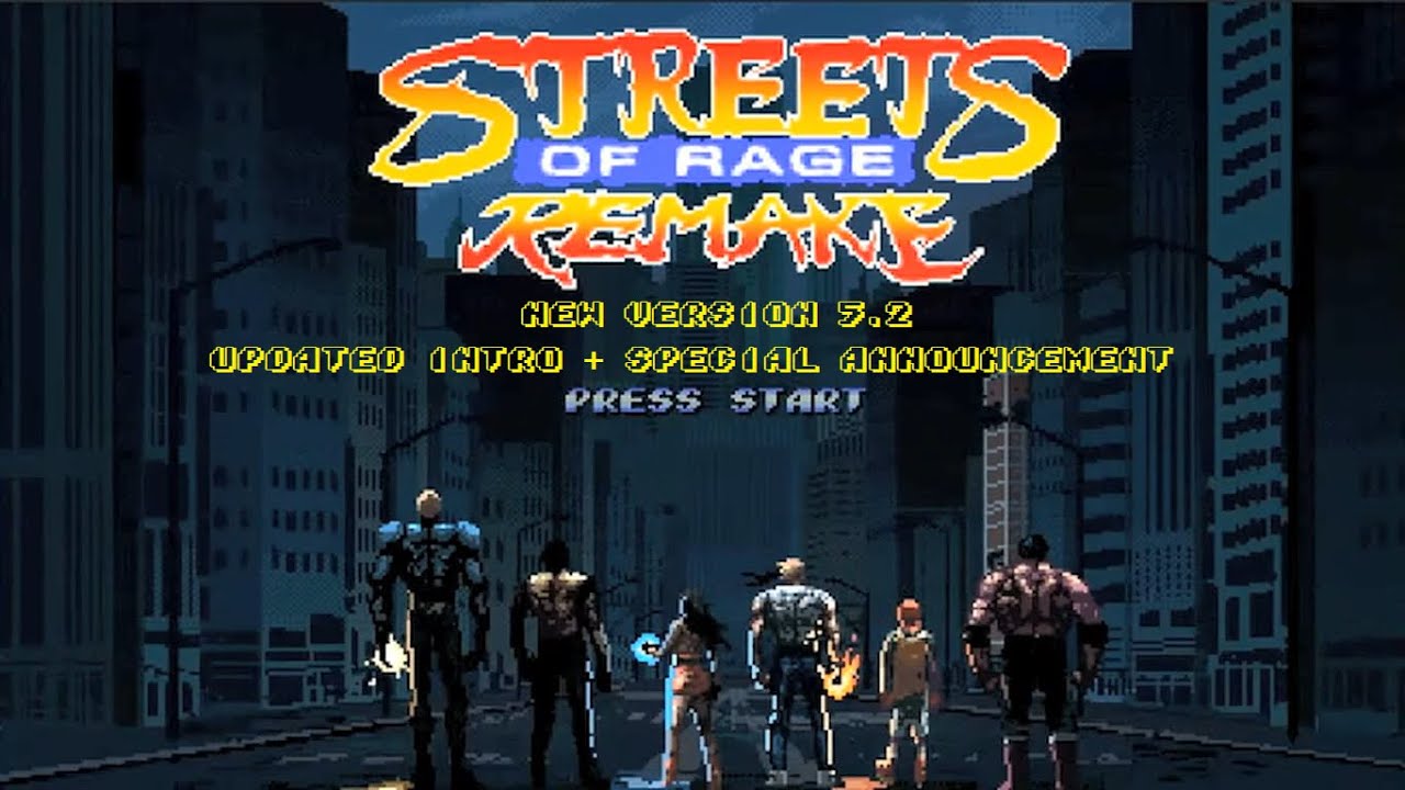Streets of Rage Remake v5.2 Updated Intro | Nova Abertura (SPECIAL ...