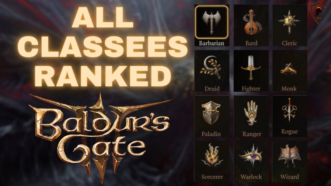 Baldur's Gate 3 - All Classes Ranked from Worst to Best - YouTube