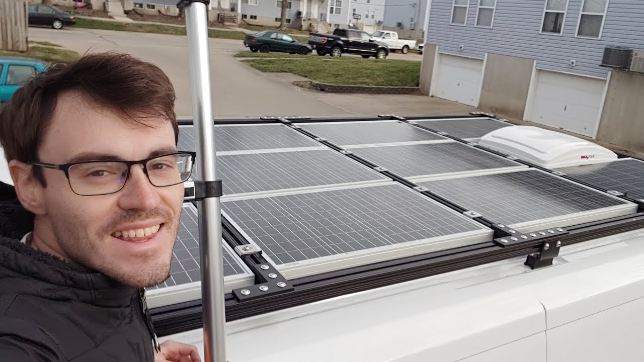 How to install Unaka Gear 8020 Roof Rack for Ram Promaster - YouTube