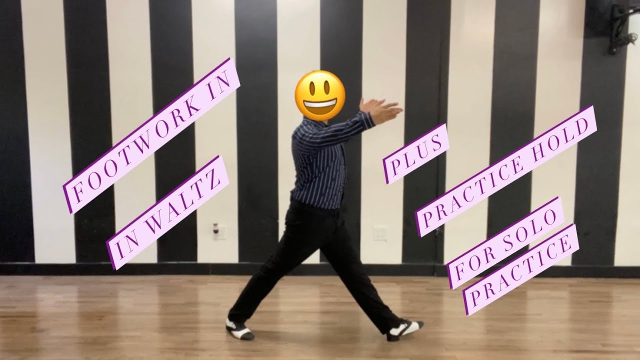 Waltz Footwork exercise and practice frame! - YouTube