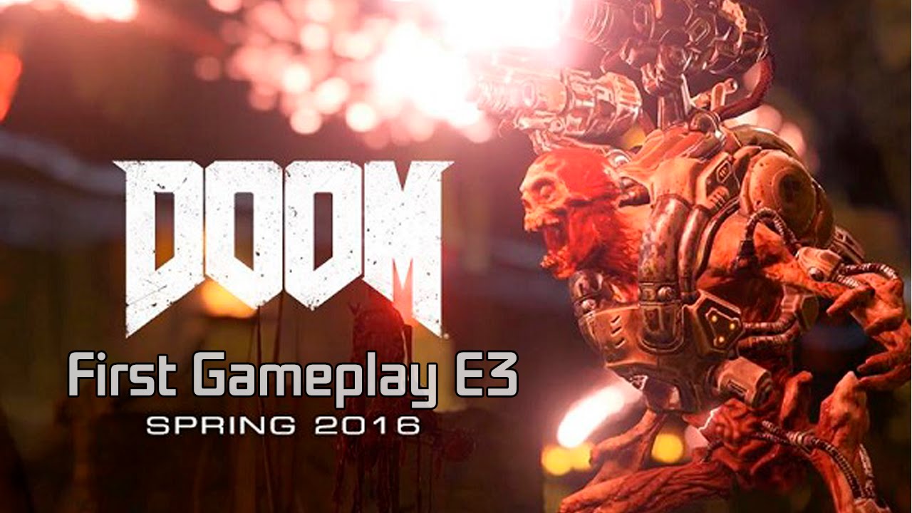Первый геймплей DOOM ( First gameplay DOOM ) E3 2015 - YouTube