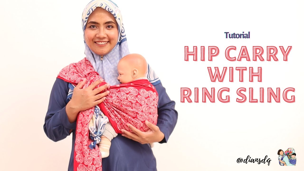 Hip carry with Ring Sling | Tutorial - YouTube