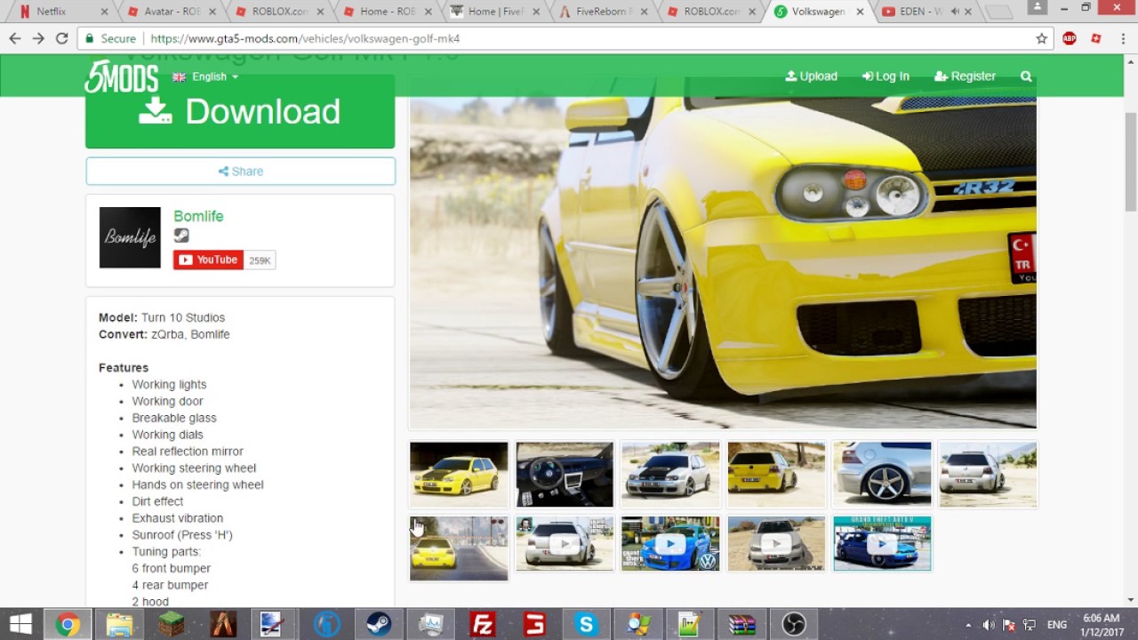 How to Install Mods to a FiveReborn Server - YouTube