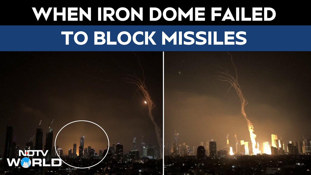 Israel Iran Conflict | Israel's Iron Dome Fails To Block Missiles That ...