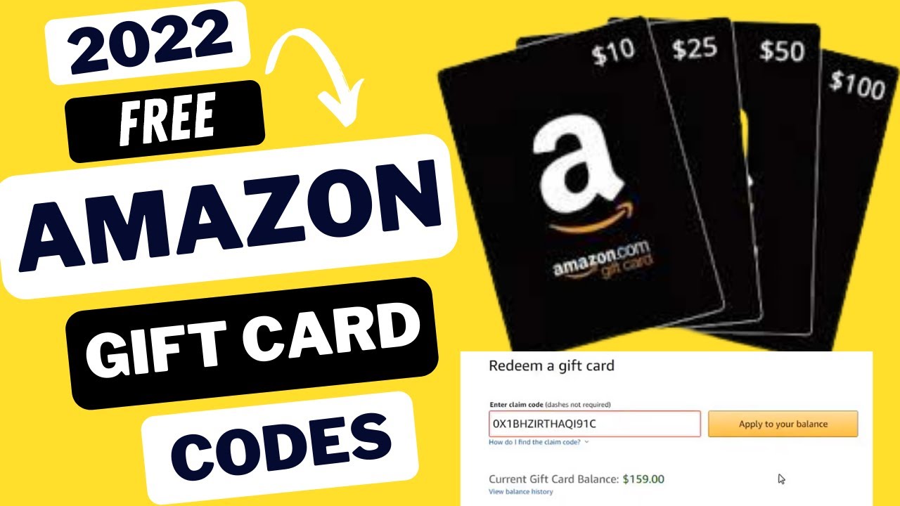 Free amazon gift card codes Free amazon codes [2022] - YouTube