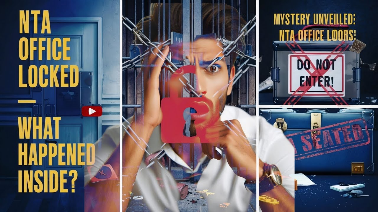 "NEET UG Students Lock NTA Office in Protest Over Scam! 🚨 #NEETScam # ...