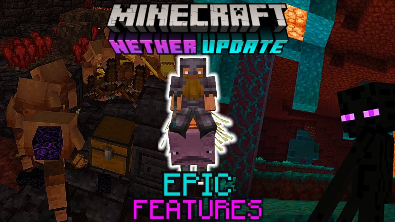 10 EPIC FEATURES In The 1.16 Nether Update! MCPE,PS4,XBOX,Windows10 ...