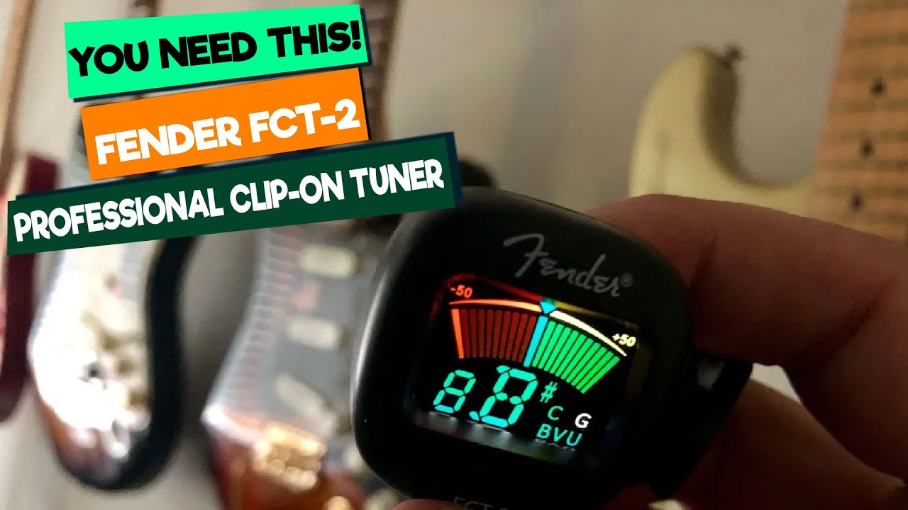 Fender FCT-2 Clip-On Tuner Review | The BEST Tuner for Your Fender ...