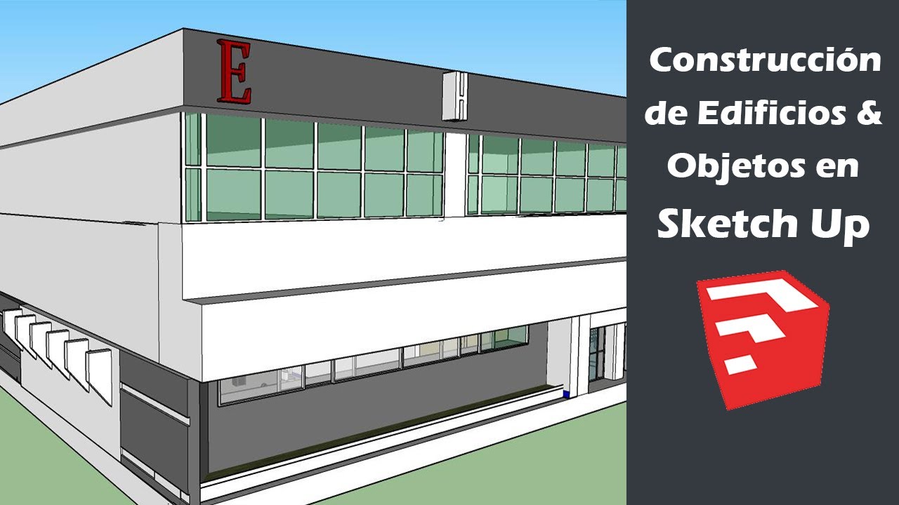 Construcción de Edificios y Objetos 3D en SketchUp - YouTube