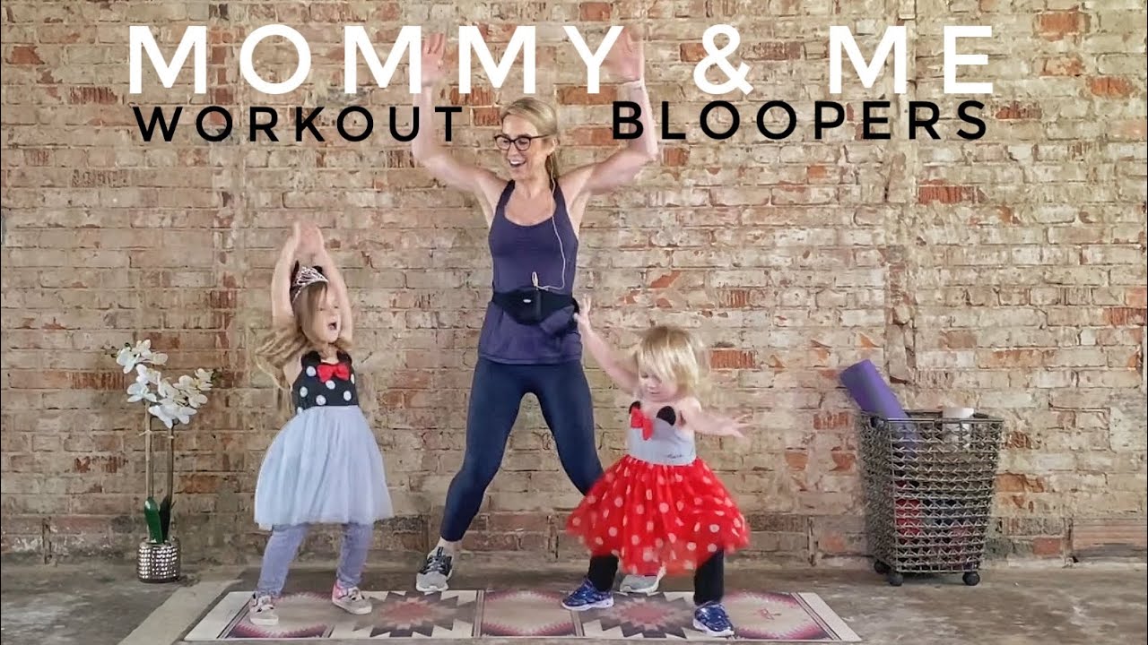 Mommy & Me Workout Bloopers | Attempting a Workout with Toddlers - YouTube