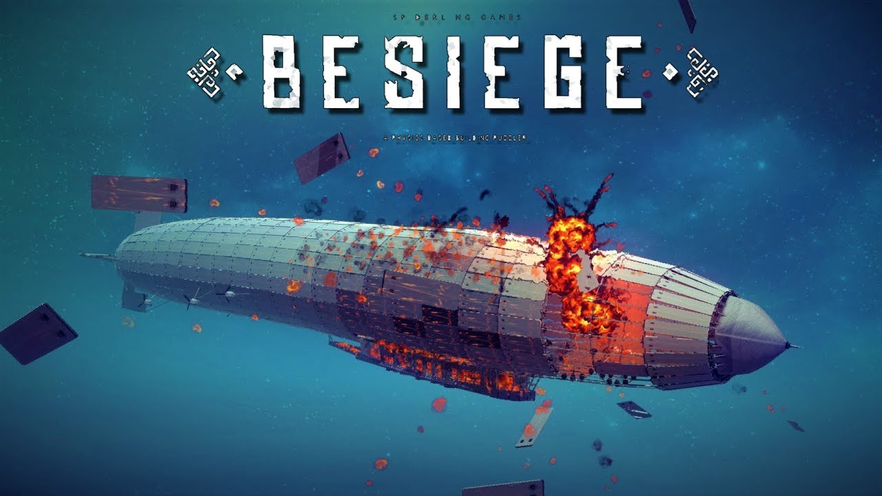 Airship Explosion (Besiege) - YouTube