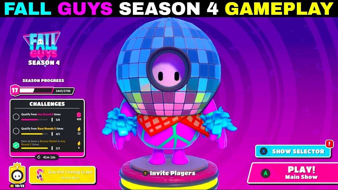 FALL GUYS SEASON 4 NEW STAGES | FALL GUYS SEASON 4 GAMEPLAY #5 - YouTube