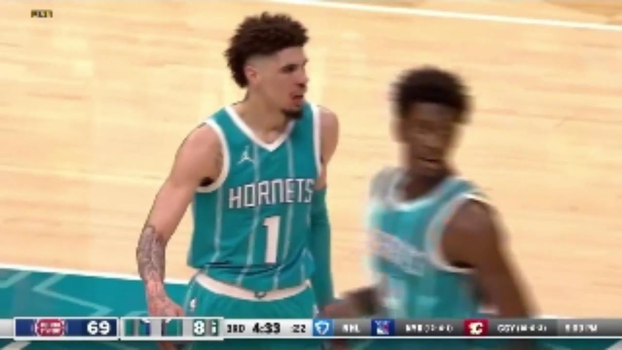 LaMelo Ball makes ridiculous off balance three pointer I Nov.21,2024 # ...