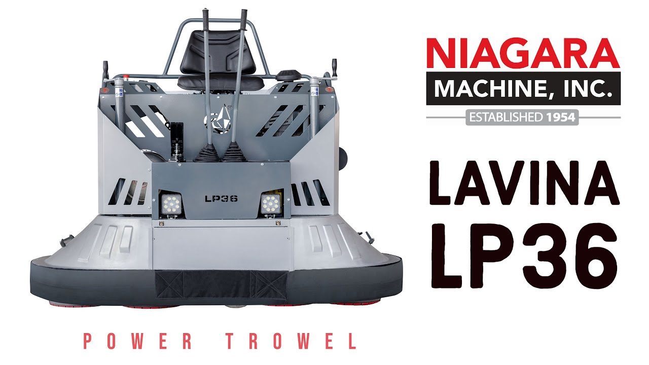 LP36 Lavina Power Trowel - YouTube