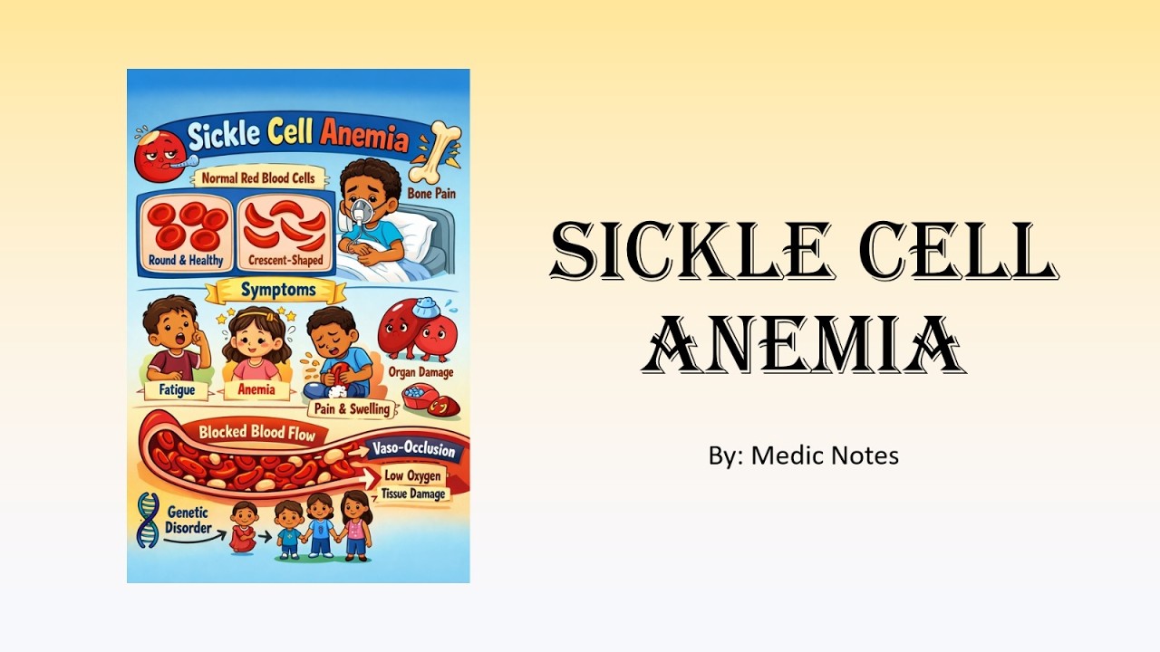 Sickle cell anemia - definition, symptoms, investigations, treatment ...
