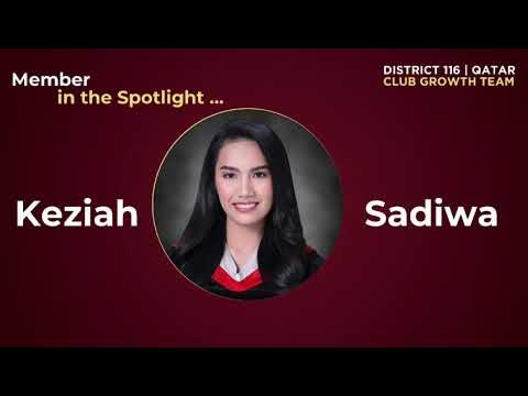 Member Talks- TM Keziah Sadiwa - YouTube