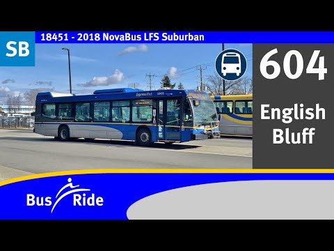 BusRide: TransLink (CMBC) - 604 English Bluff | NovaBus LFS Suburban ...