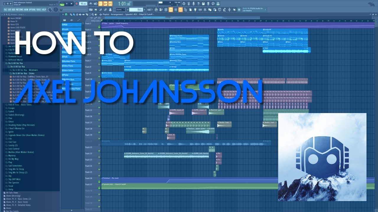 How To Make Music Like AXEL JOHANSSON - FL Studio 20 Tutorial - YouTube