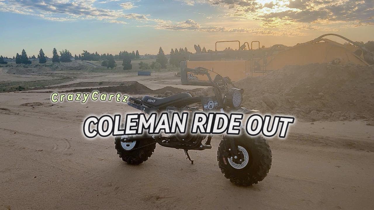 Mini bike ride out | COLEMAN B200RSV | - YouTube