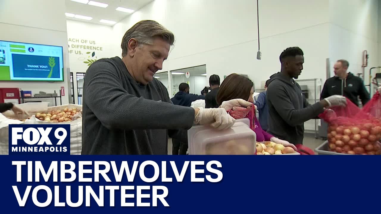 Minnesota Timberwolves coaches pack food at Second Harvest Heartland ...