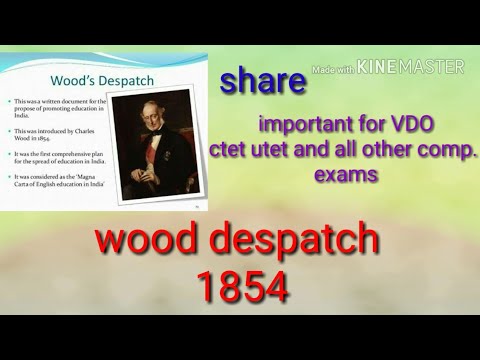 Wood Despatch, 1854 - YouTube