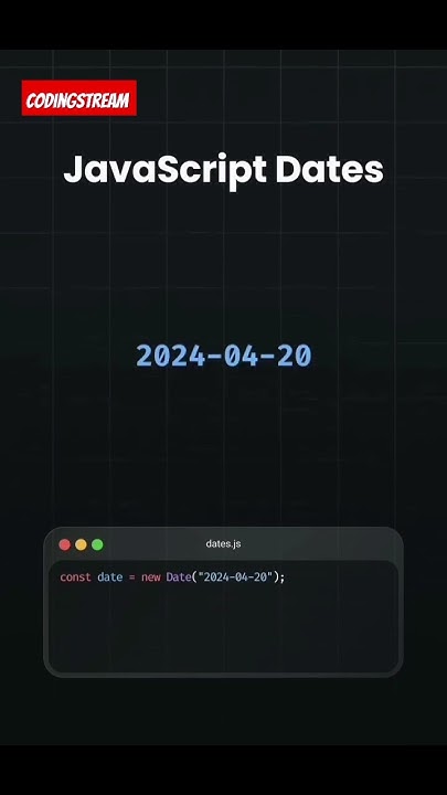 JavaScript Date 📅 using Javascript #webdevelopment #shorts #coding #programming # ...