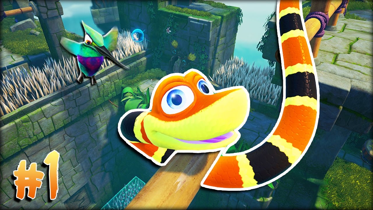 A WHOLE NEW SLITHERY ADVENTURE! | Snake Pass #1 w/ MicroGuardian! - YouTube