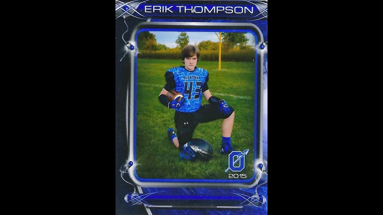 Erik Thompson 2015 Football Highlights - YouTube