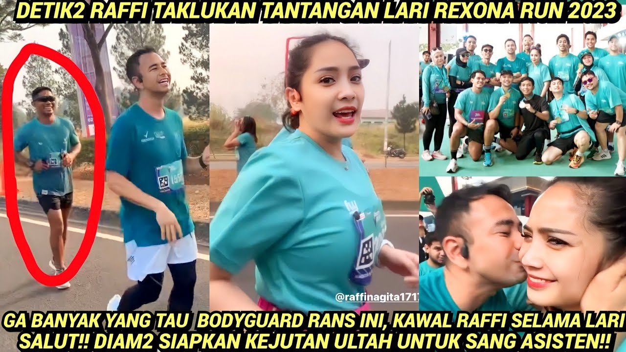 DETIK2 RAFFI KALAHKAN RIBUAN PESERTA LARI REXONA RUN 2023, GA NYANGKA ...