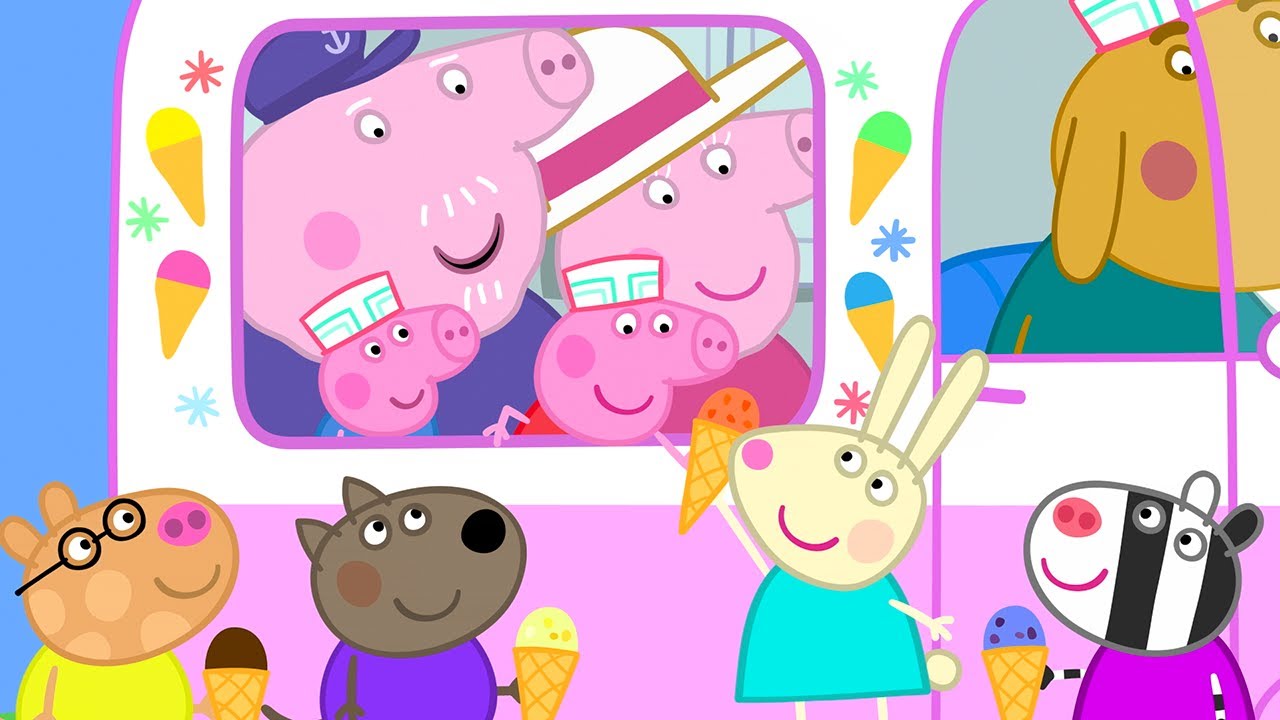 Peppa Pig Eats Ice Cream 🐷 🍦 Playtime With Peppa - YouTube