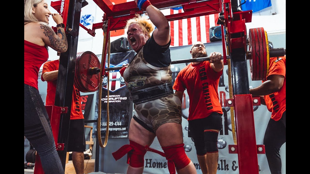 Angie Becker-Retureta Powerlifter - YouTube