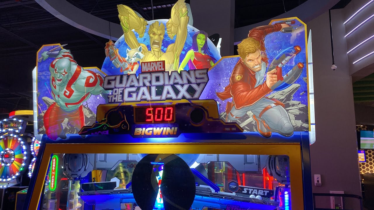 ⭐️⭐️NEW⭐️⭐️ Guardians of the Galaxy arcade game Winning the jackpot ...