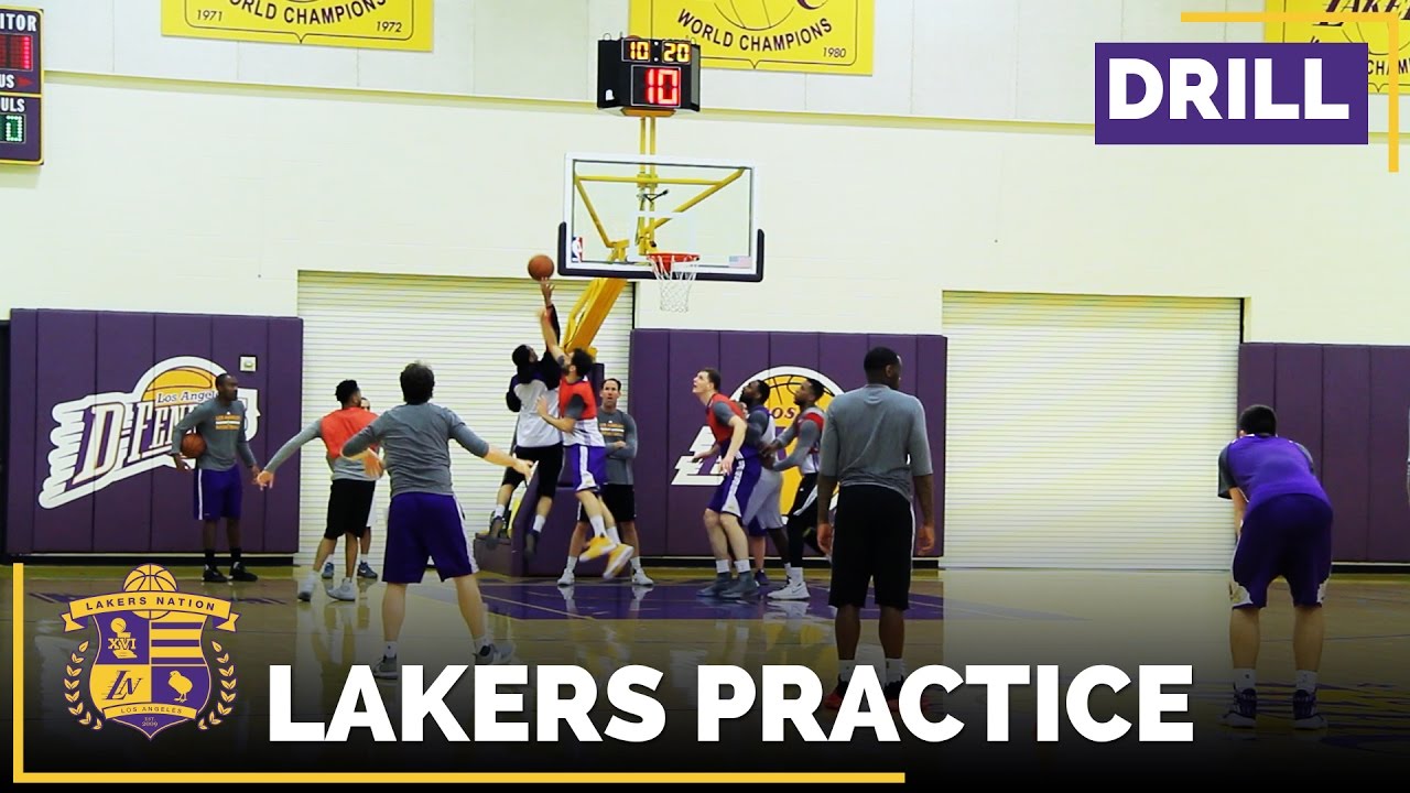 Lakers Practice Footage 2017: 5-On-5 Drills - YouTube