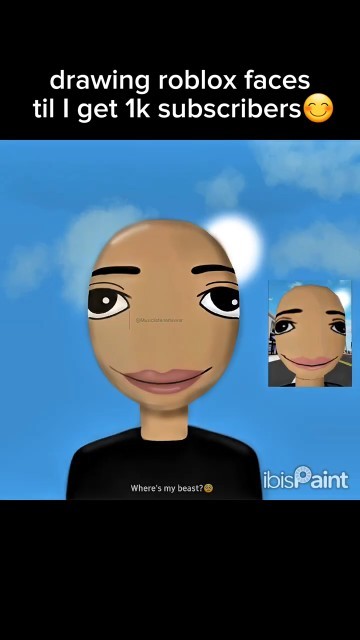 Drawing one of the most beautiful face in roblox 😍 #shorts #art - YouTube
