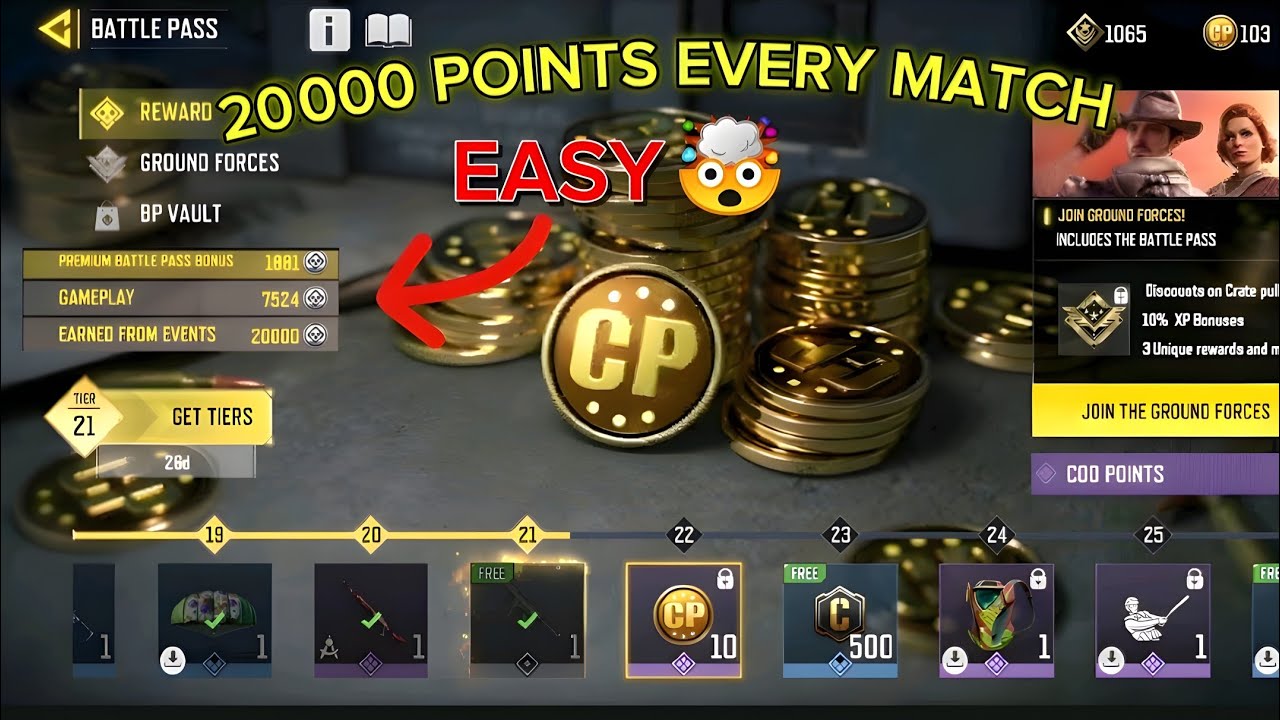 the fastest way to level up in codm battle pass s7!!/50 tiers in just 1 ...