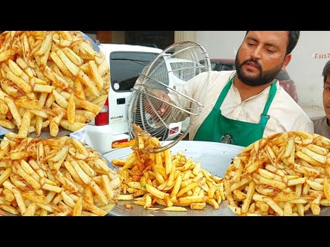 Famous Asadullah Chips _ French Fries Chips Near Gul Haji Plaza ...