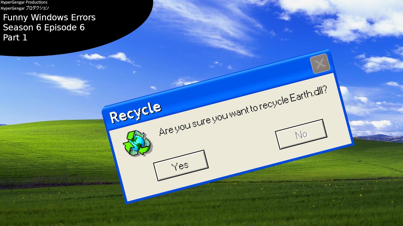 Microsoft Sam Reads Funny Windows Errors | Season 6 Episode 6 Part 1 ...