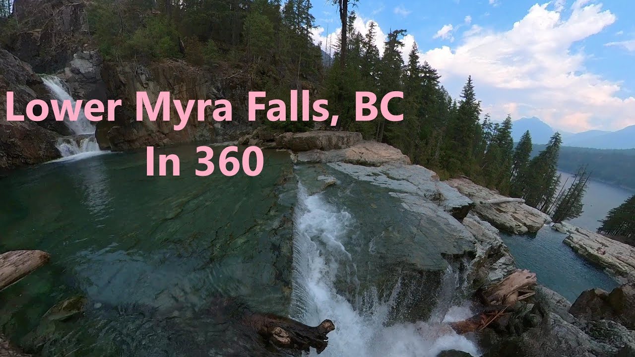 Lower Myra Falls in 360! It's like you're there!! Exploring Vancouver Island! Watch this, save ...