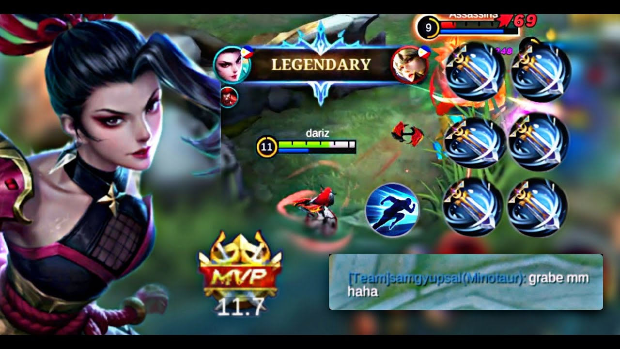 HANABI 6X WINDTALKER INSANE MOVEMENT SPEED AND ATTACK SPEED | MLBB ...