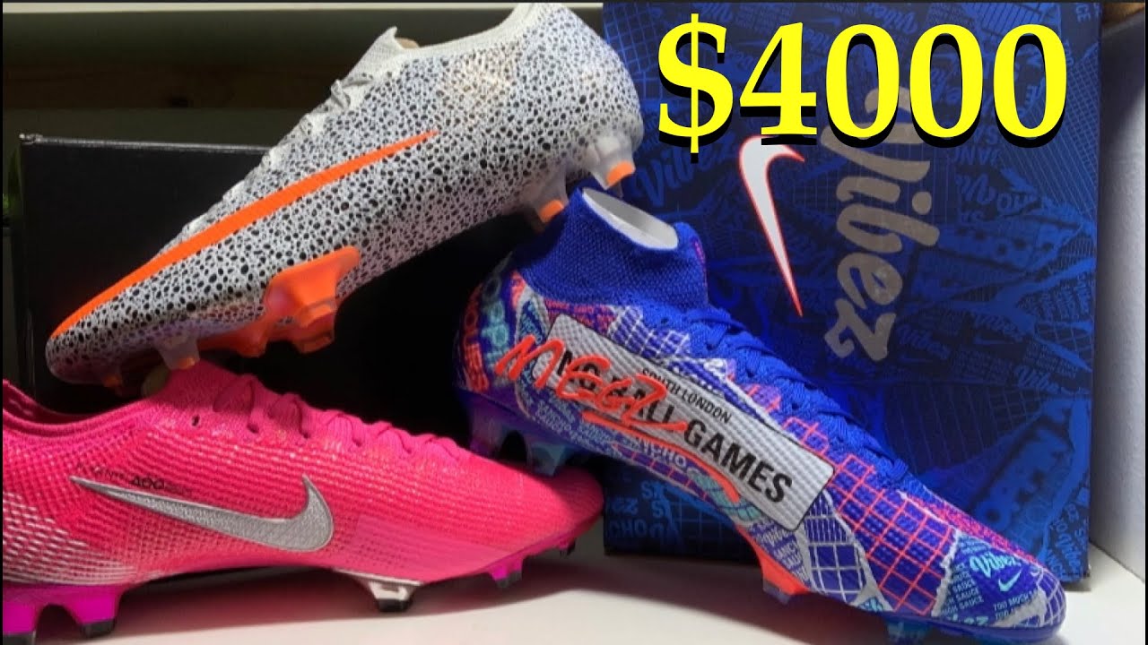 MY $4000 FOOTBALL BOOT COLLECTION REVIEW - YouTube