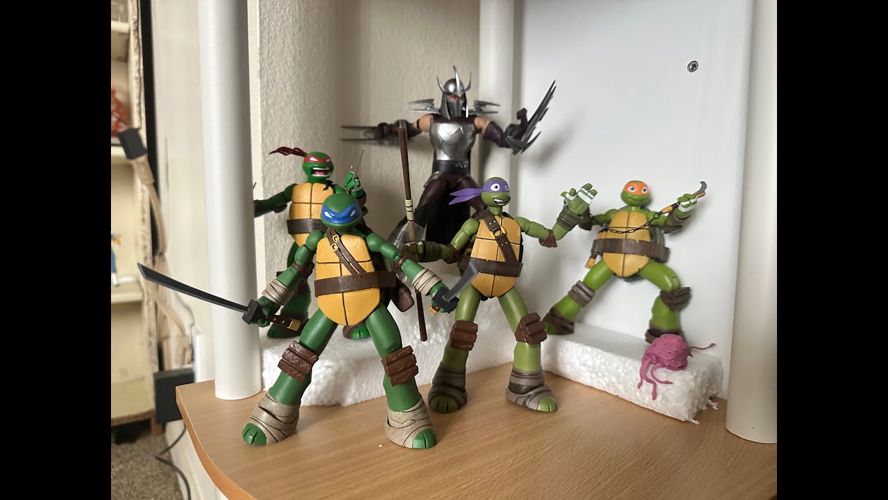 Neca 2012 Teenage Mutant Ninja Turtles Wave Overview - YouTube