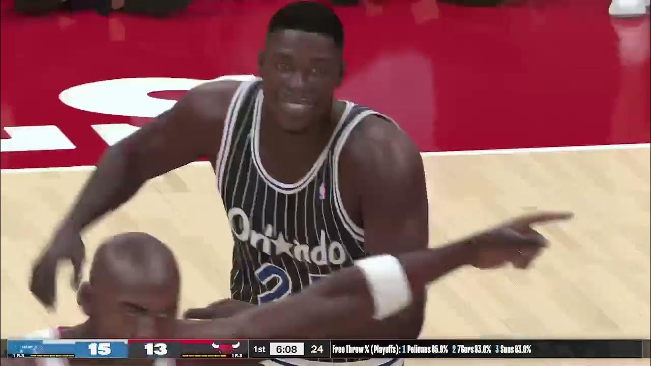 NBA2K FullGame-94-95 Magic vs. 88-89 Bulls: Week 9, Game 2, Classic Team Pool 3 - YouTube