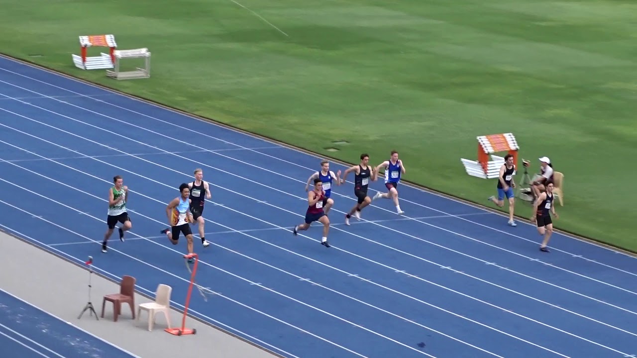 Ht3. 100m Men, Norma Croker Shield, QSAC, Brisbane 25/01/2020 - YouTube