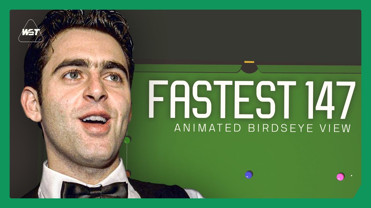 ANIMATED! Ronnie O'Sullivan's Record Breaking Fastest 147 As You've ...