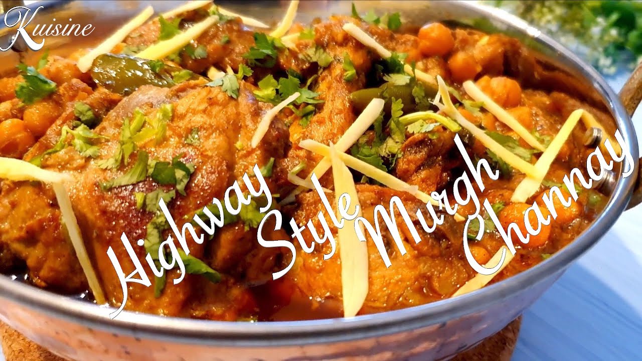 Highway Style Murgh Channay by Kuisine - YouTube